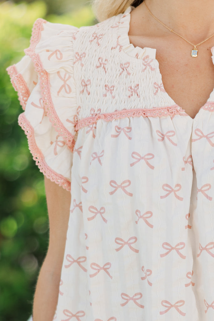 Blissful Bows Pink Babydoll Dress – Shop the Mint