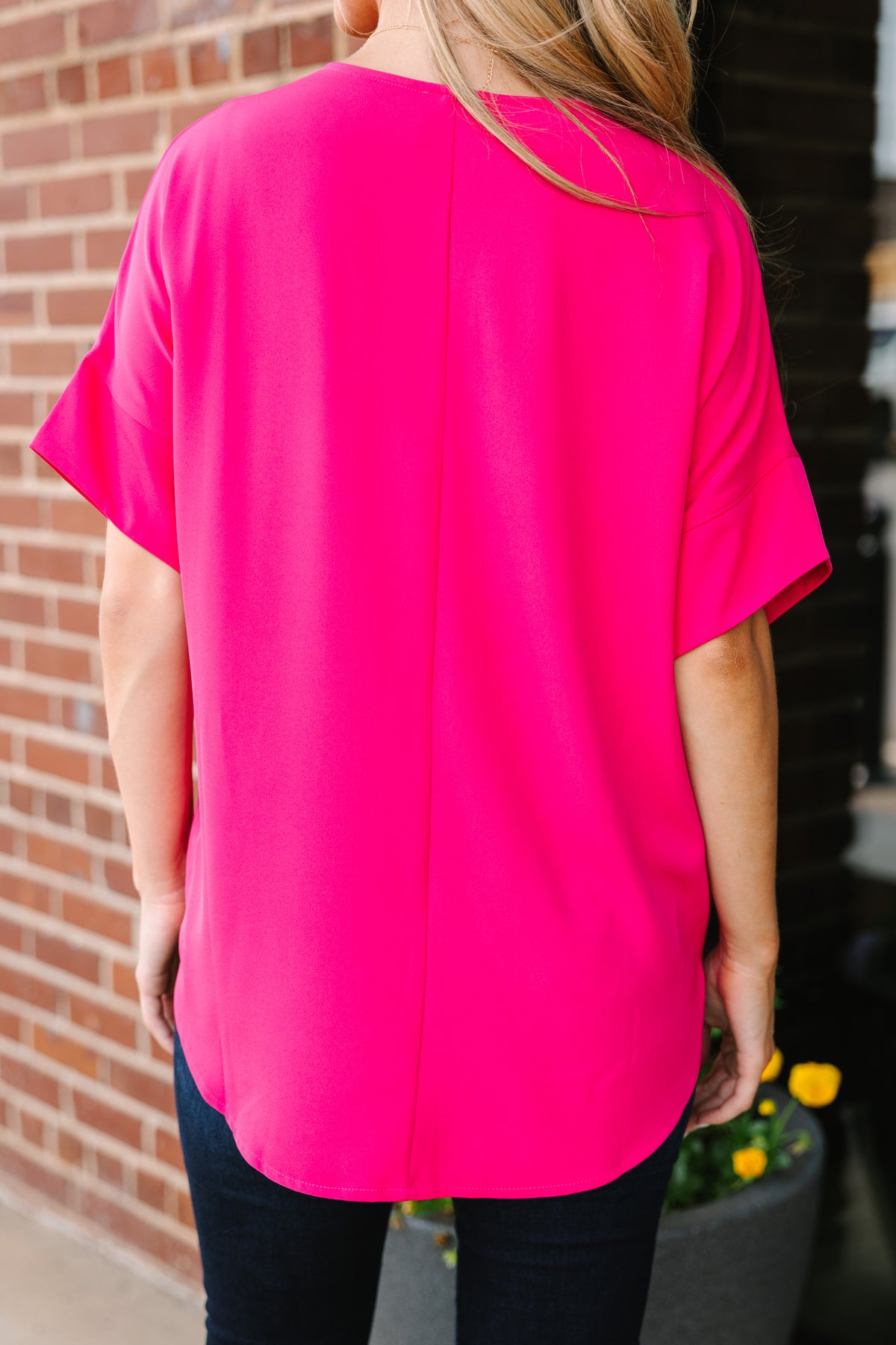 Classically Cute Hot Pink Top - Casual Tops – Shop the Mint