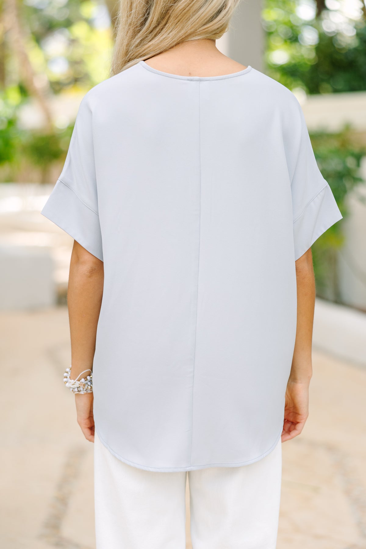 Casual Light Gray Top - Classic Women's Tops – Shop the Mint
