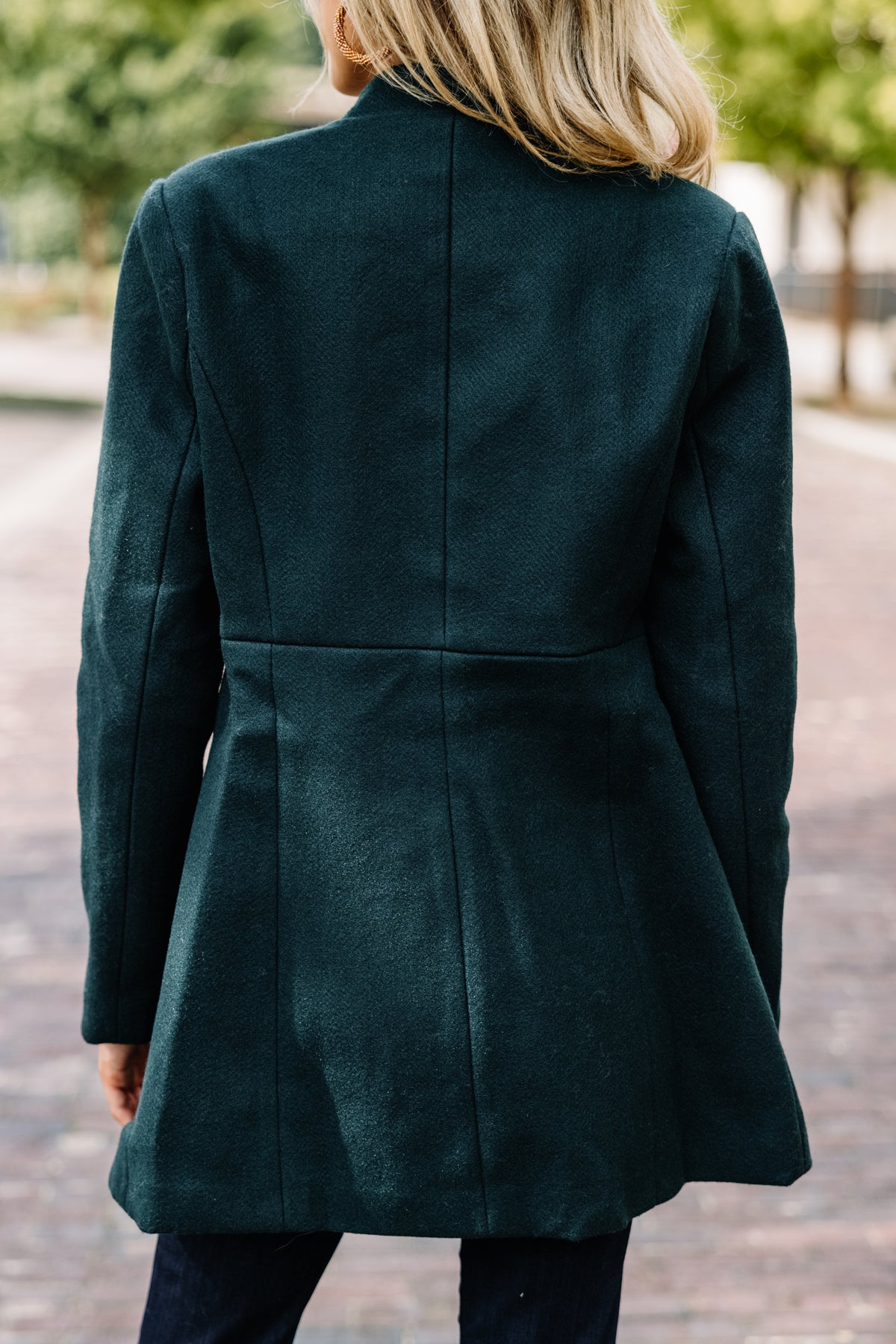 City Streets Hunter Green Coat - Flattering Women's Coats – Shop the Mint