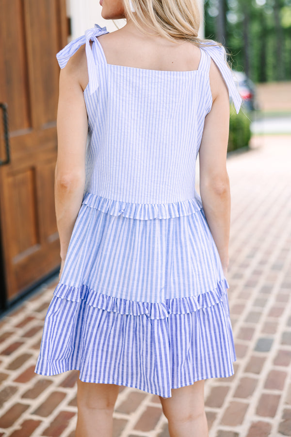 All The Good Light Blue Colorblock Dress – Shop the Mint