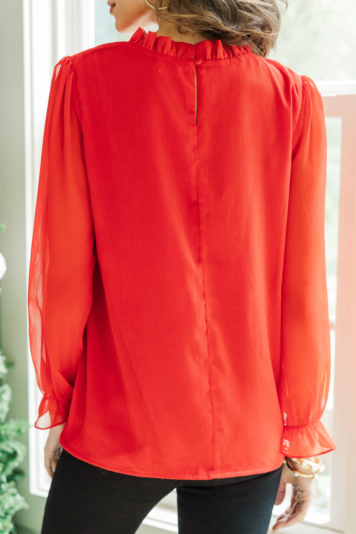 Dream Of The Day Red Blouse – Shop the Mint