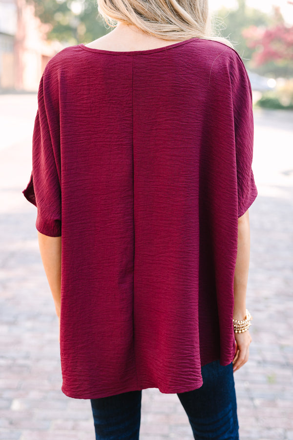 Couldn't Be Better Wine Red Top – Shop the Mint