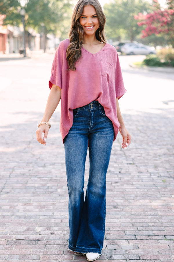 Couldn't Be Better Mulberry Pink Top – Shop the Mint