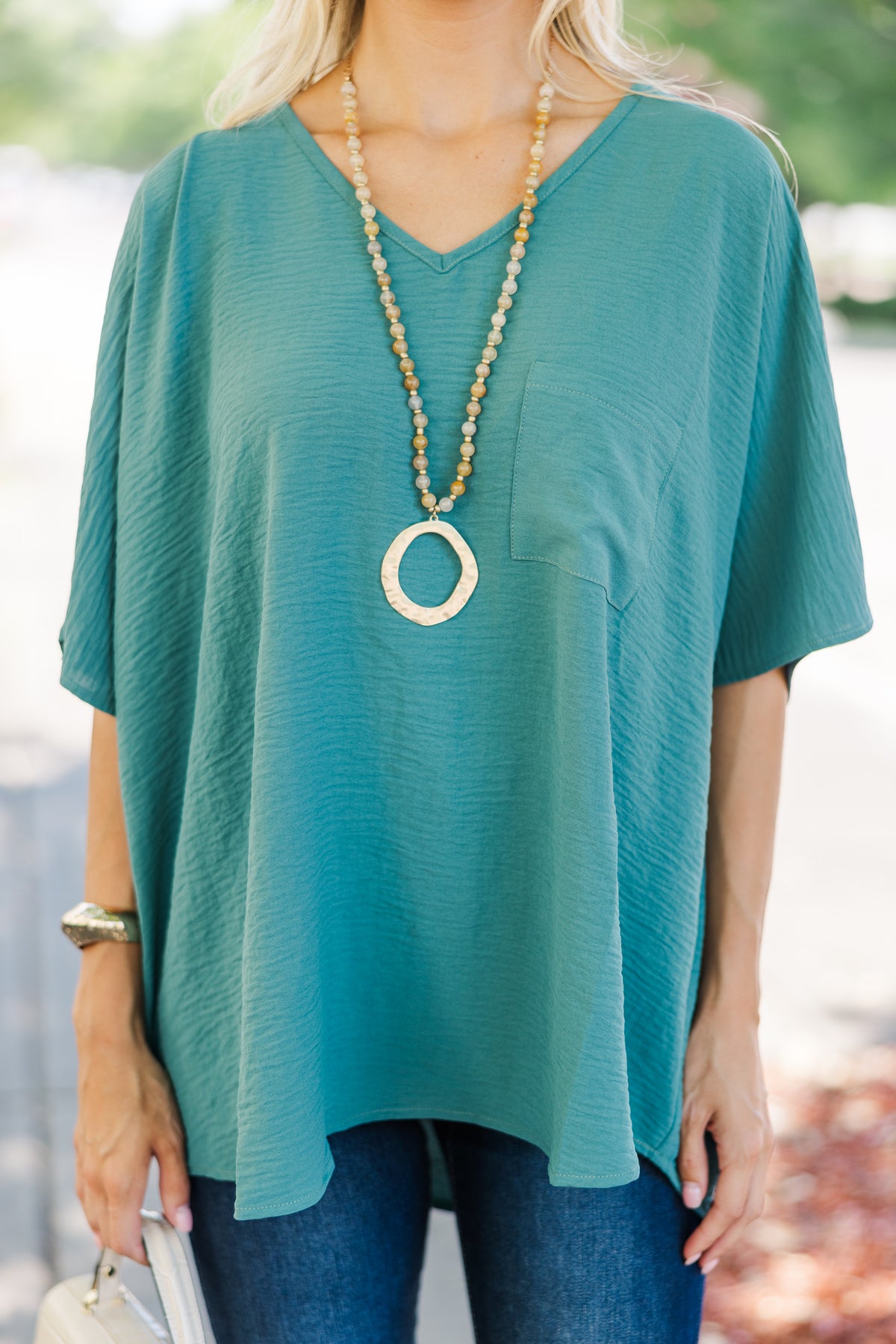 Couldn't Be Better Spruce Green Top – Shop the Mint