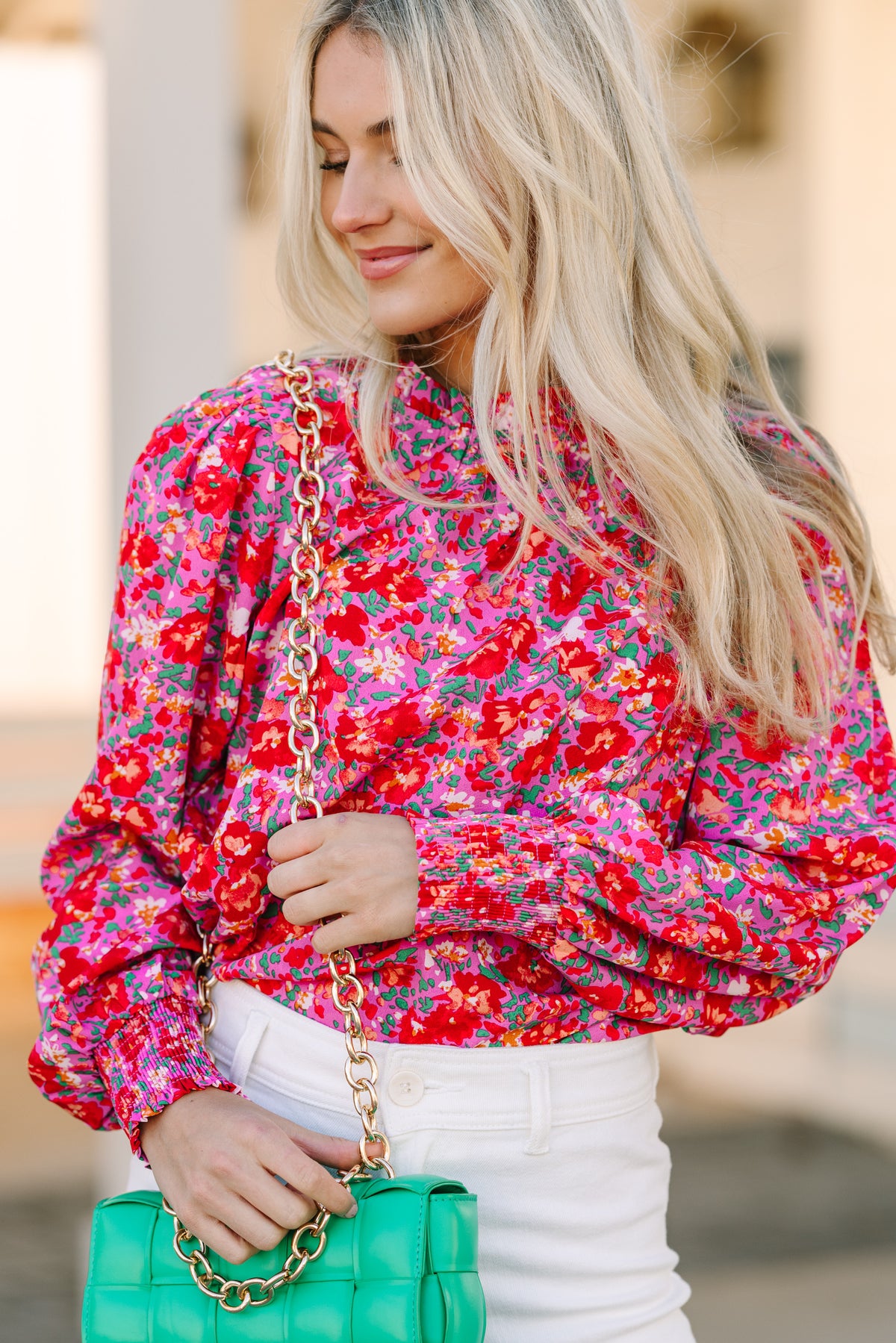 Can't Change Pink Floral Blouse – Shop the Mint