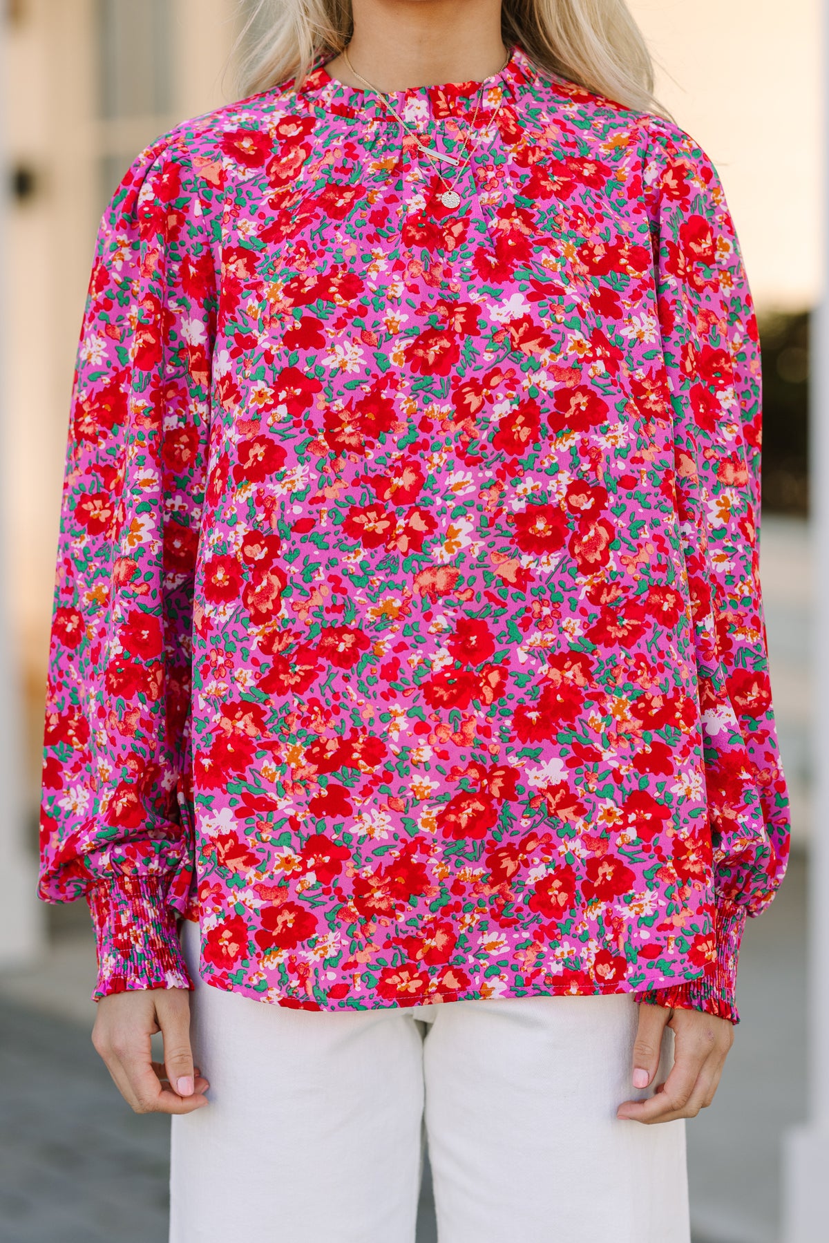 Can't Change Pink Floral Blouse – Shop the Mint