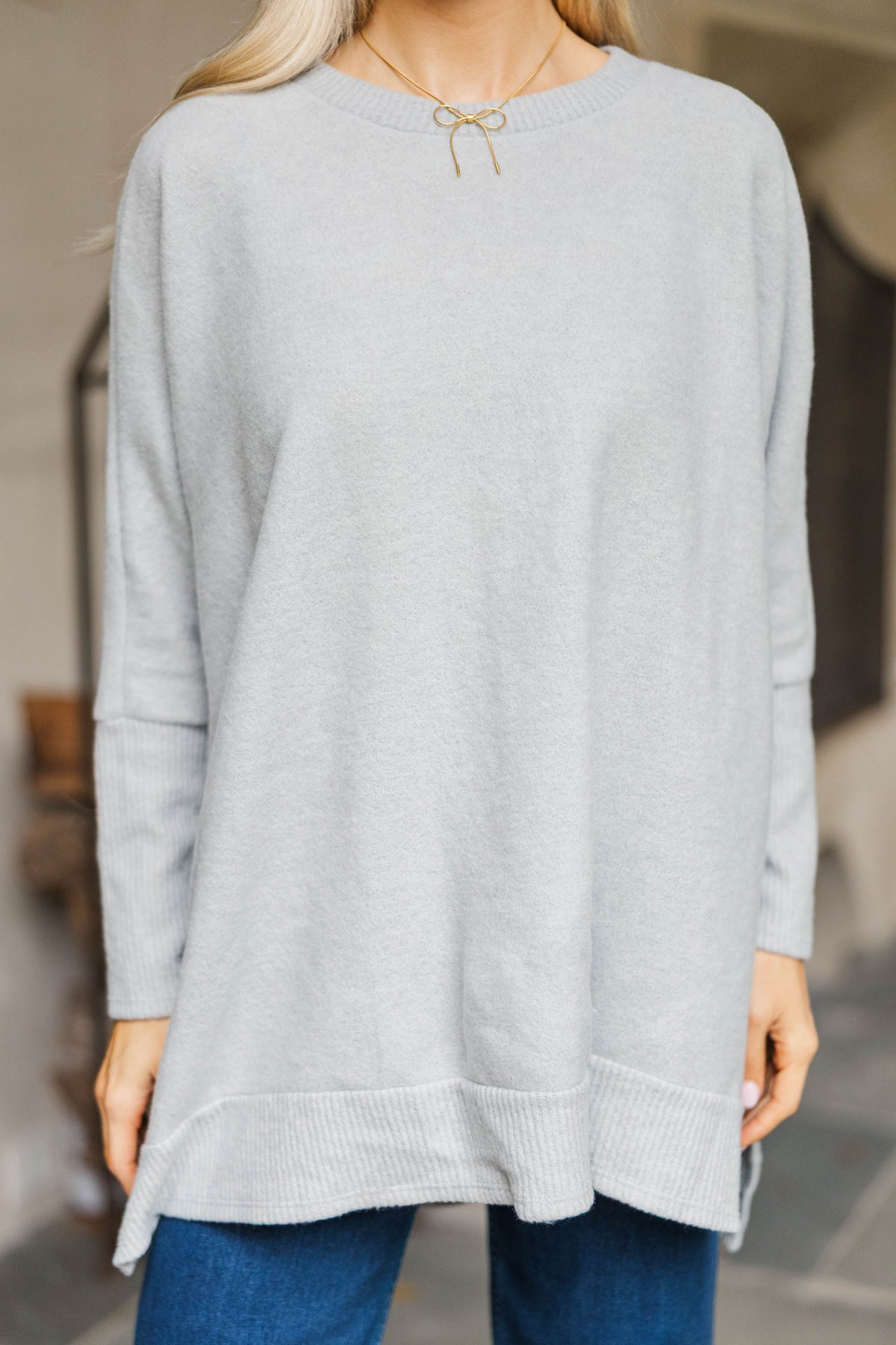 Always Fun Heather Gray Tunic – Shop the Mint