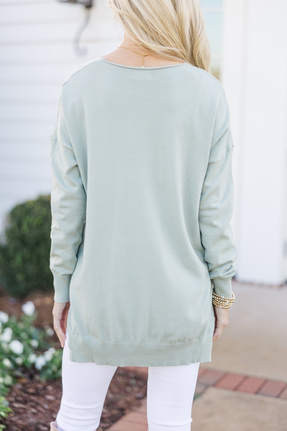 Get To Know You Dusty Green Tunic – Shop the Mint