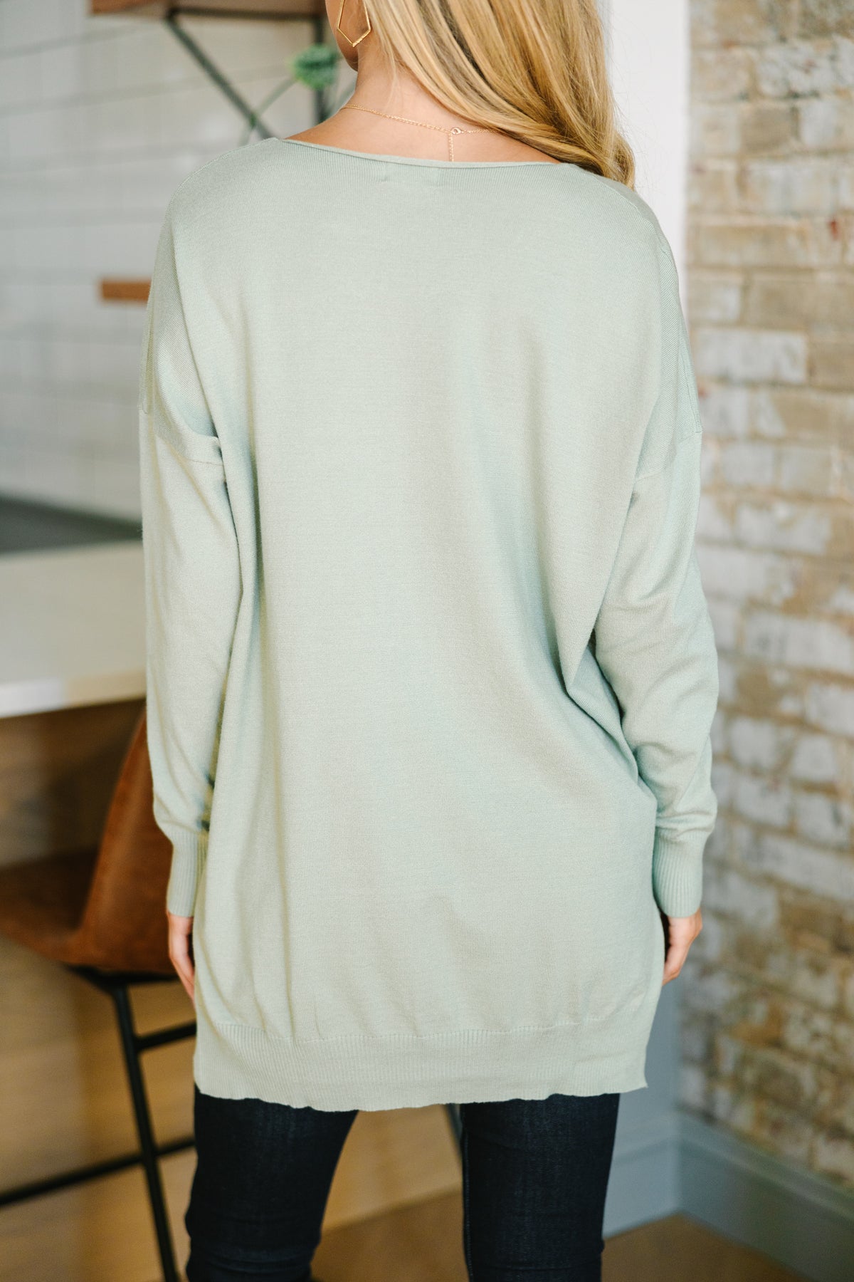 Get To Know You Dusty Green Tunic – Shop the Mint