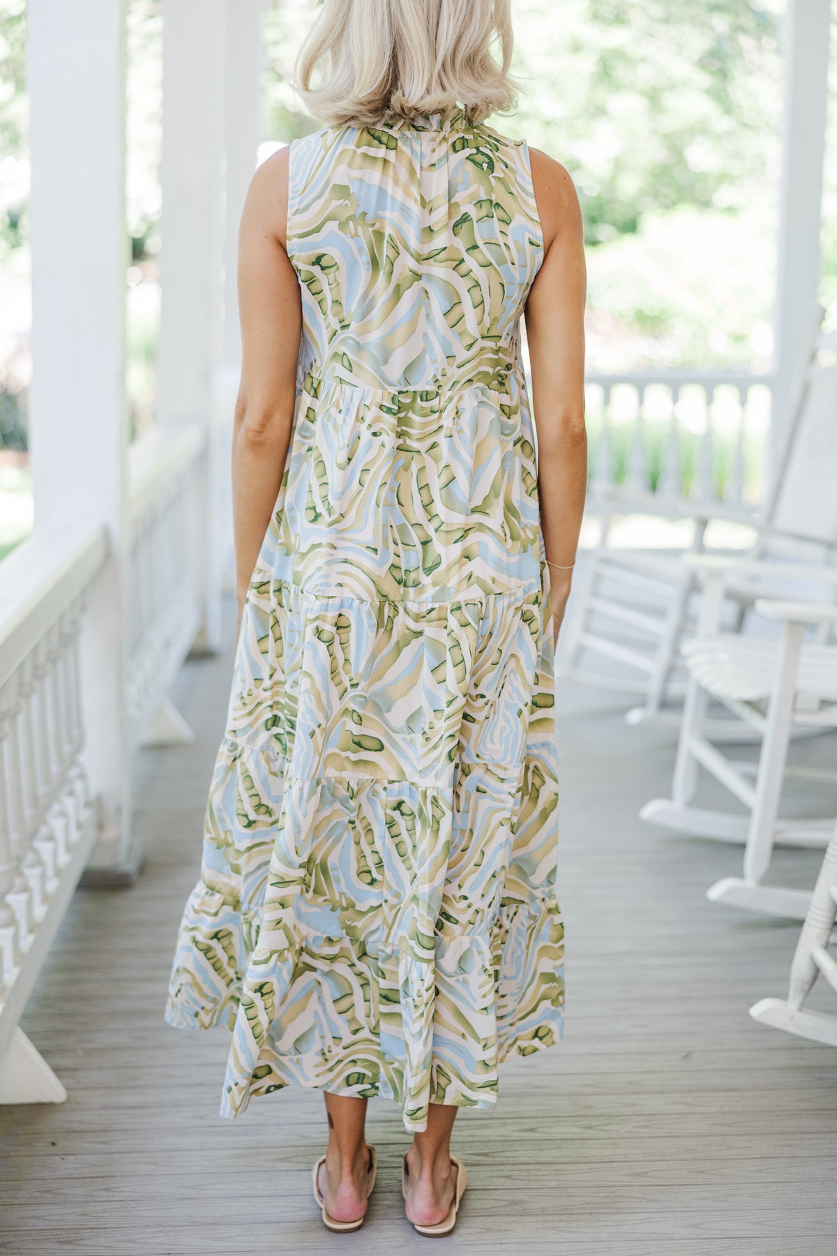 Know You Better Green Abstract Maxi Dress – Shop the Mint
