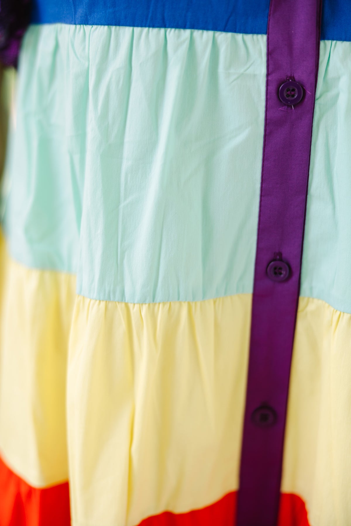 Stay Right There Purple Colorblock Babydoll Dress – Shop the Mint