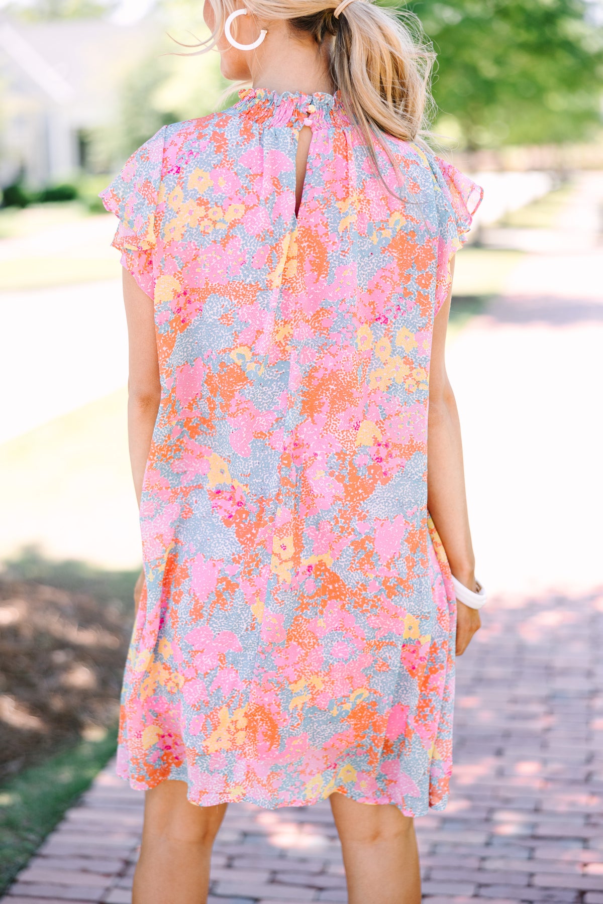 Give You A Chance Pink Abstract Dress – Shop the Mint