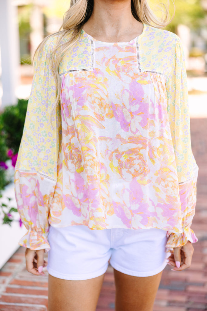 All The Details Yellow Floral Blouse – Shop the Mint