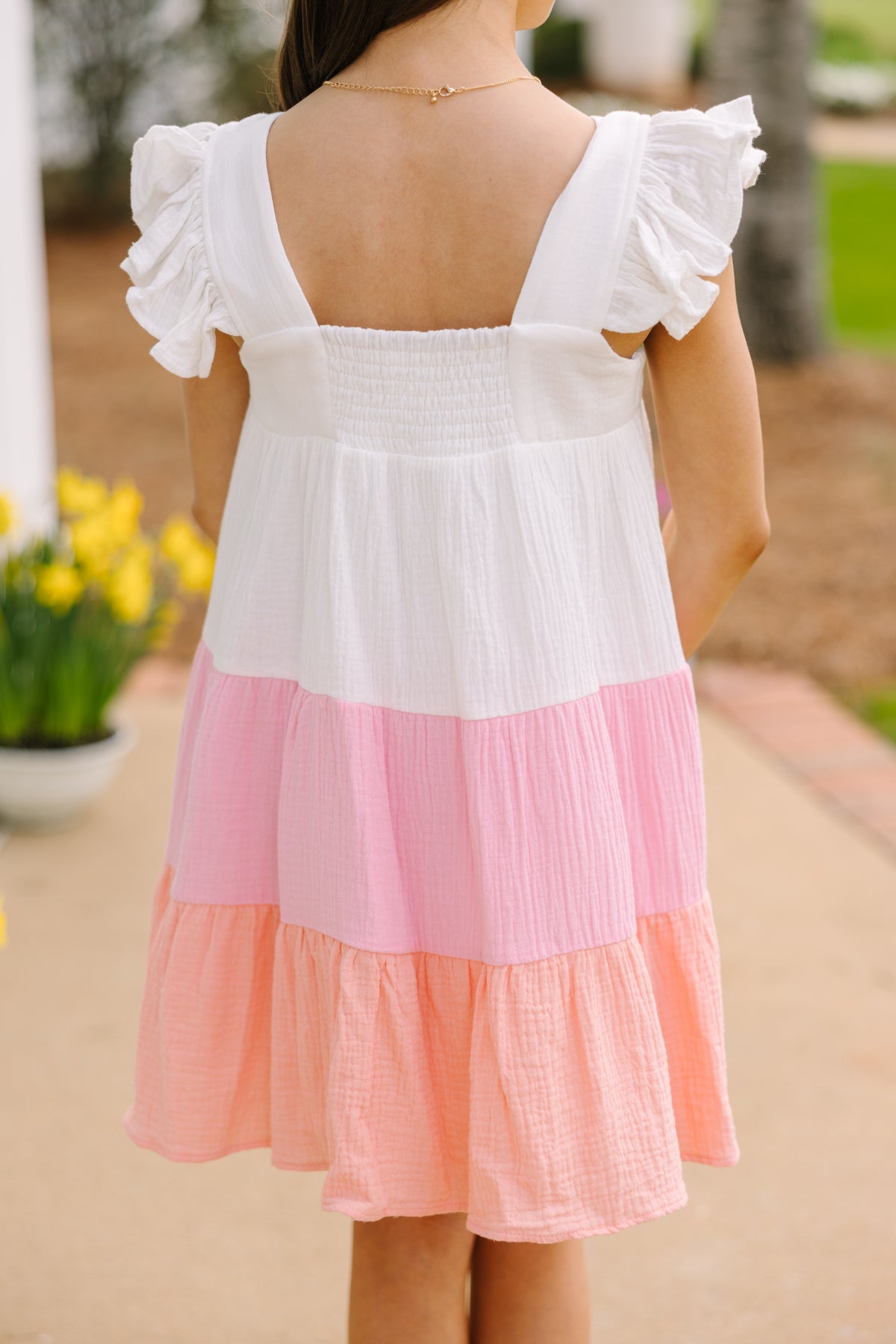 Girls: Feeling So Sweet Pink Colorblock Dress – Shop the Mint