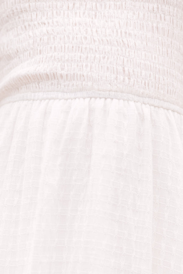 Girls: Lots To Love Off White Smocked Midi Dress – Shop the Mint