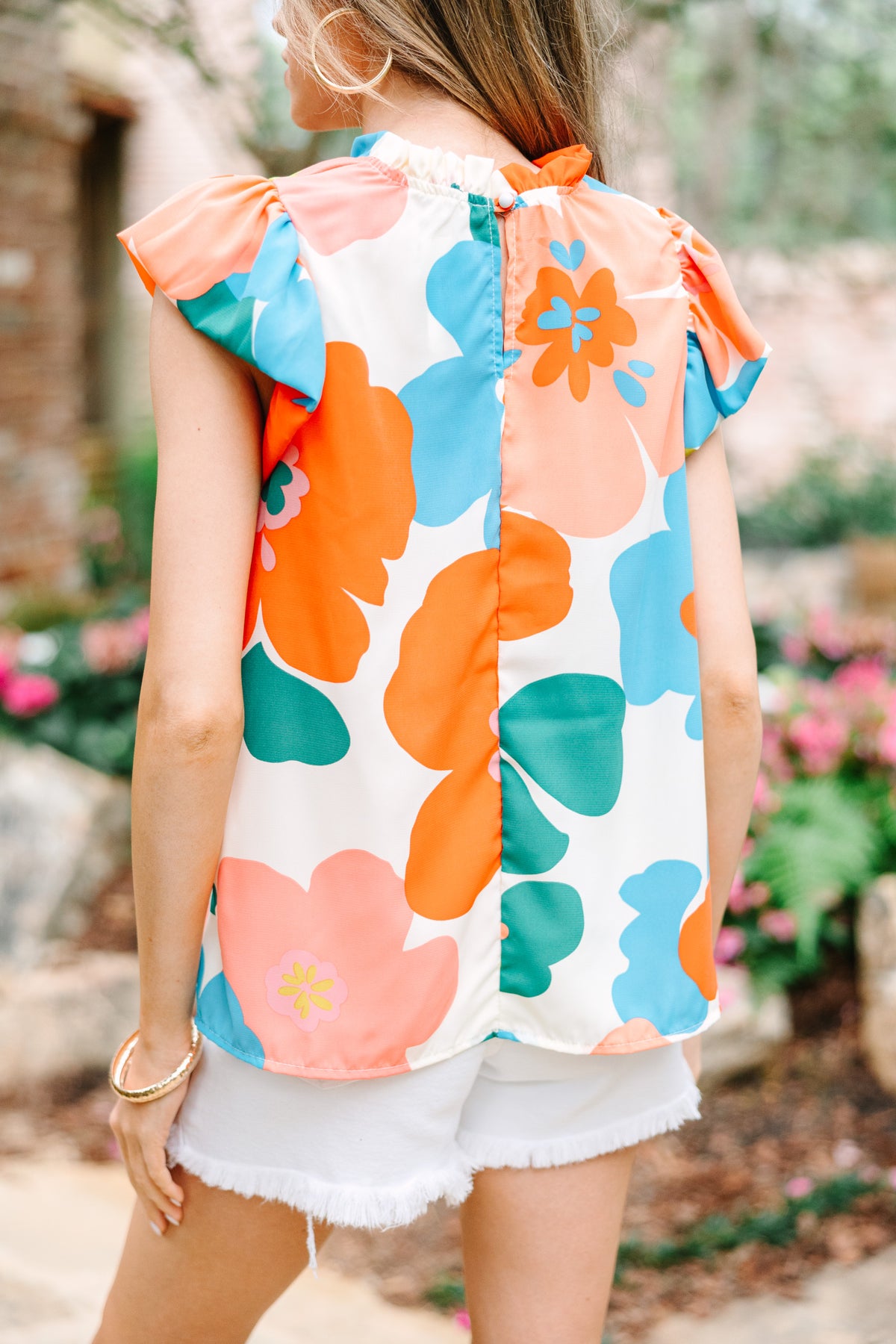Call It Even Orange Floral Blouse – Shop the Mint