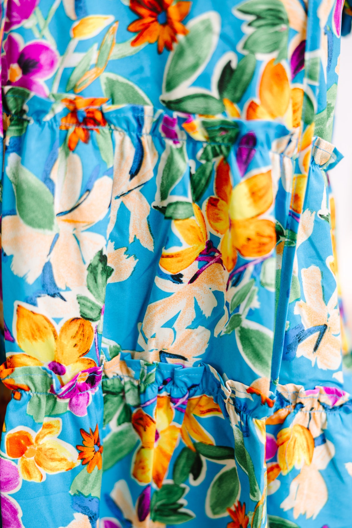 Make It Known Aqua Blue Floral Dress – Shop the Mint