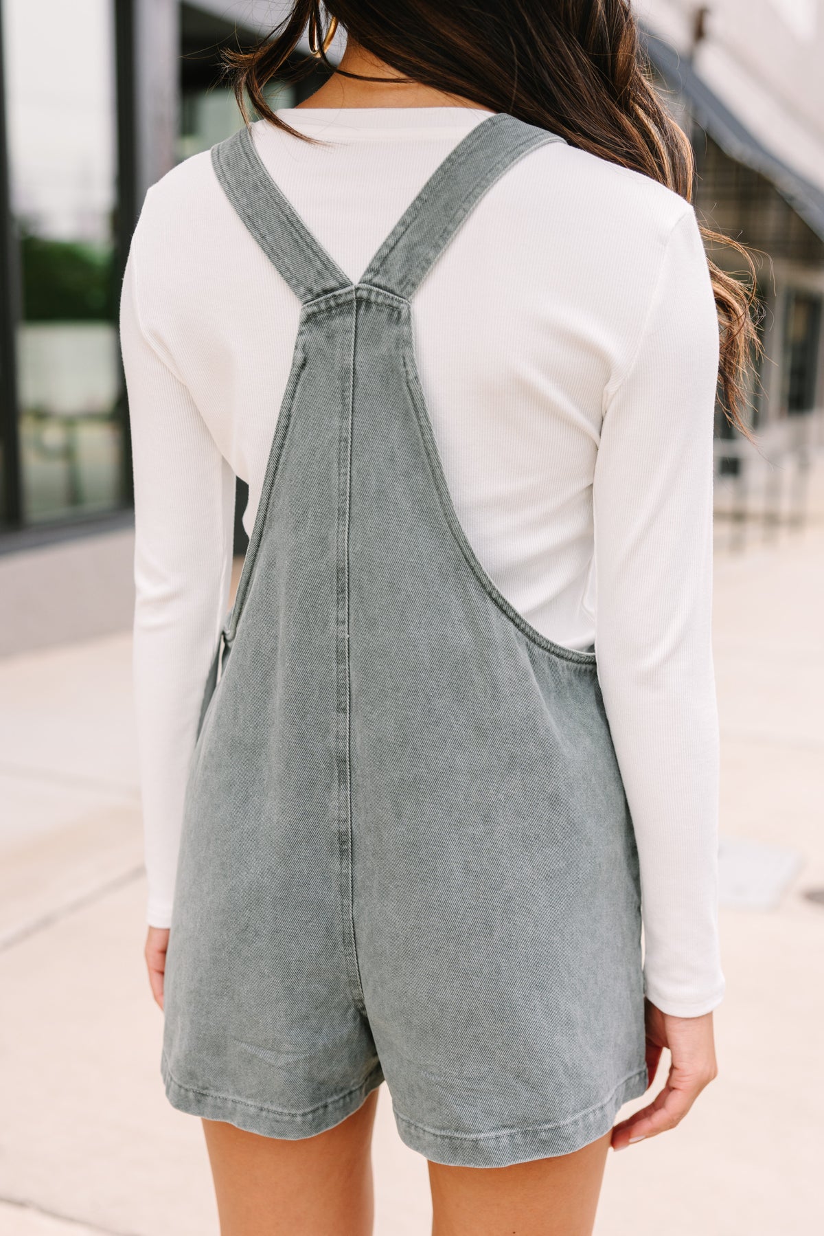 All You Can See Gray Denim Overalls – Shop the Mint