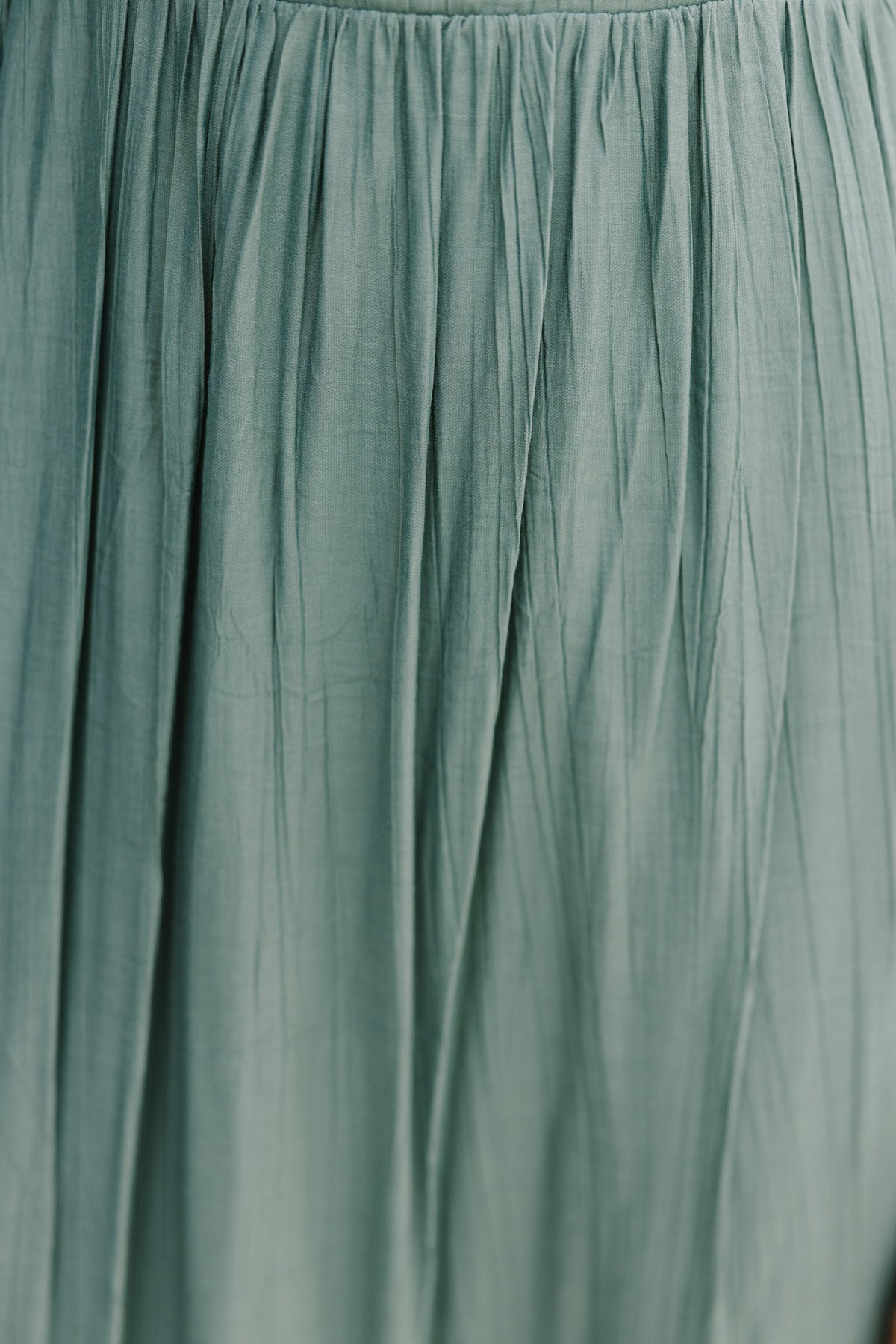 All Yours Deep Sage Green Ruffled Midi Dress – Shop the Mint
