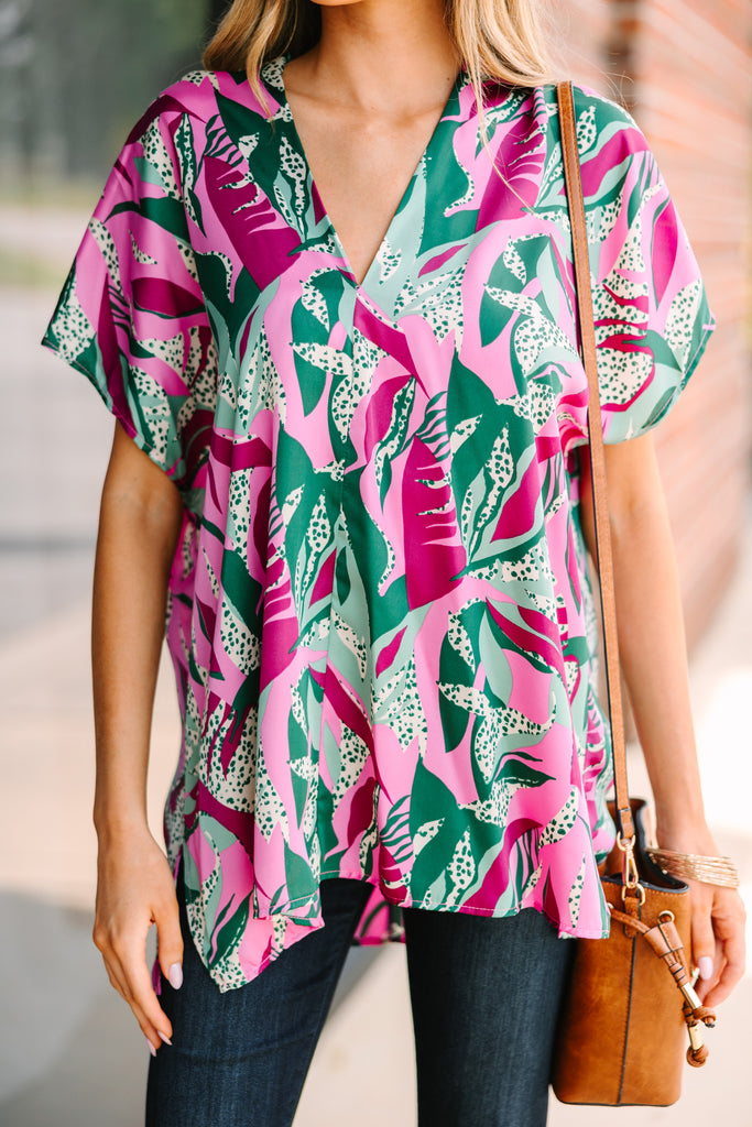 All For You Forest Printed Blouse – Shop the Mint