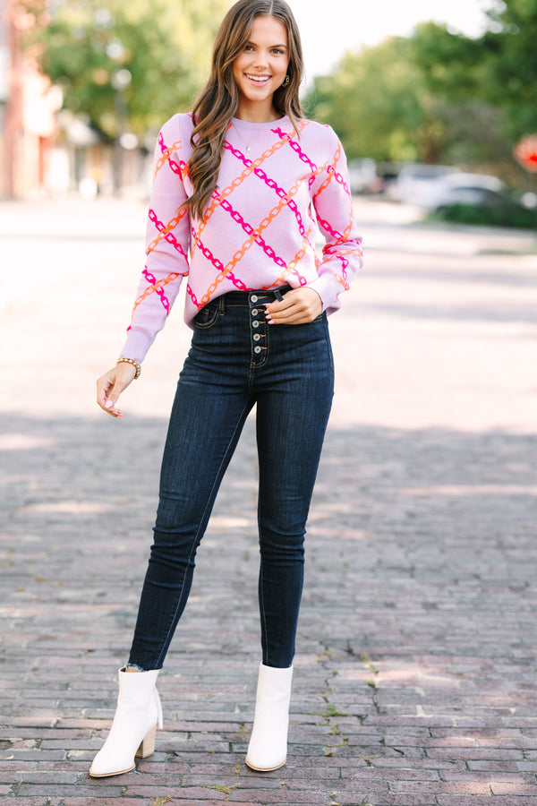 THML: This Is The Day Lilac Purple Sweater – Shop the Mint