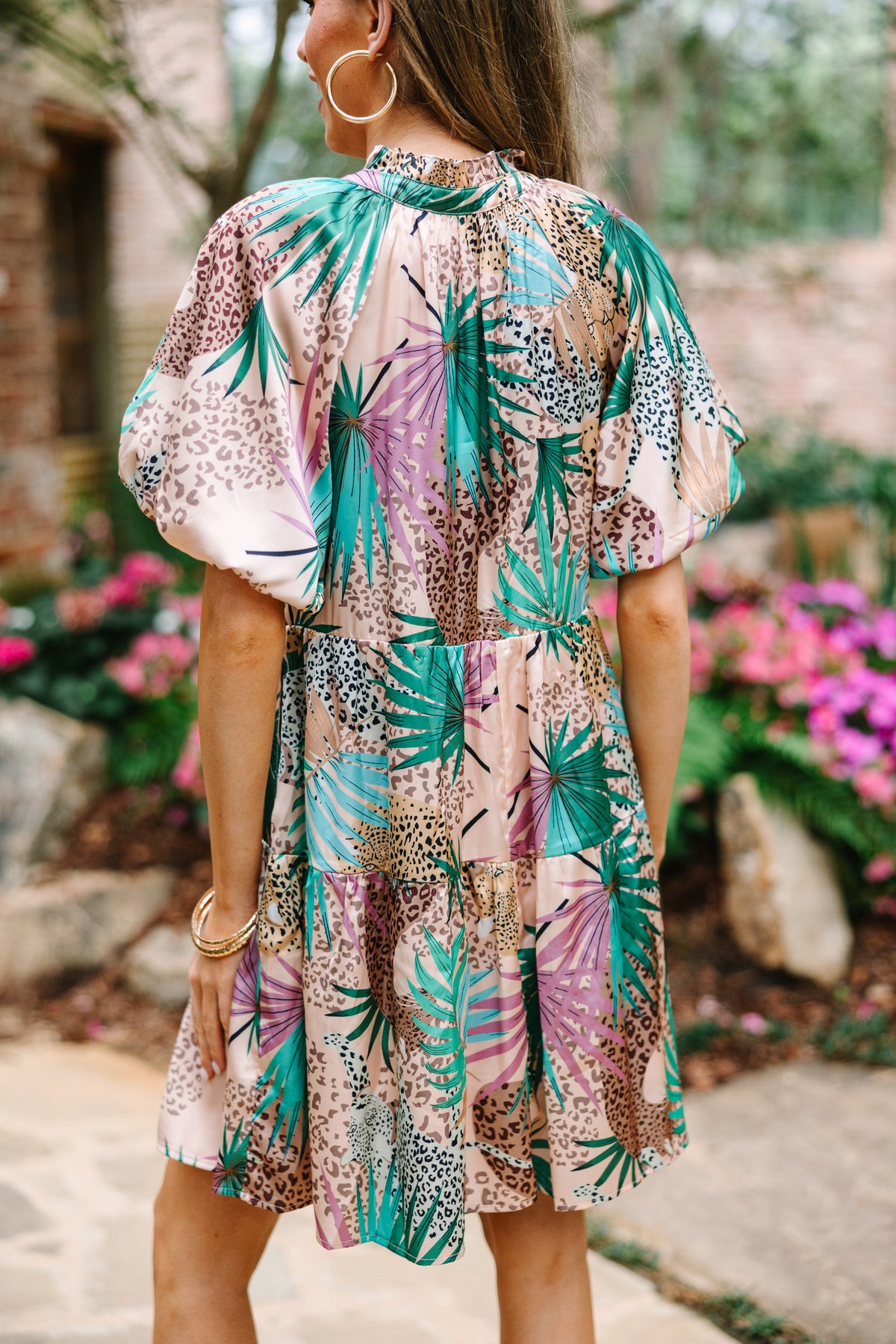 Wild Wonders Tan Tropical Leopard Print Dress – Shop the Mint
