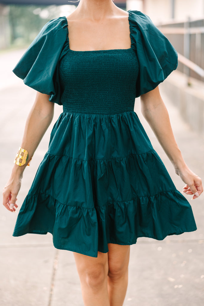 Working With It Emerald Green Mini Dress – Shop the Mint