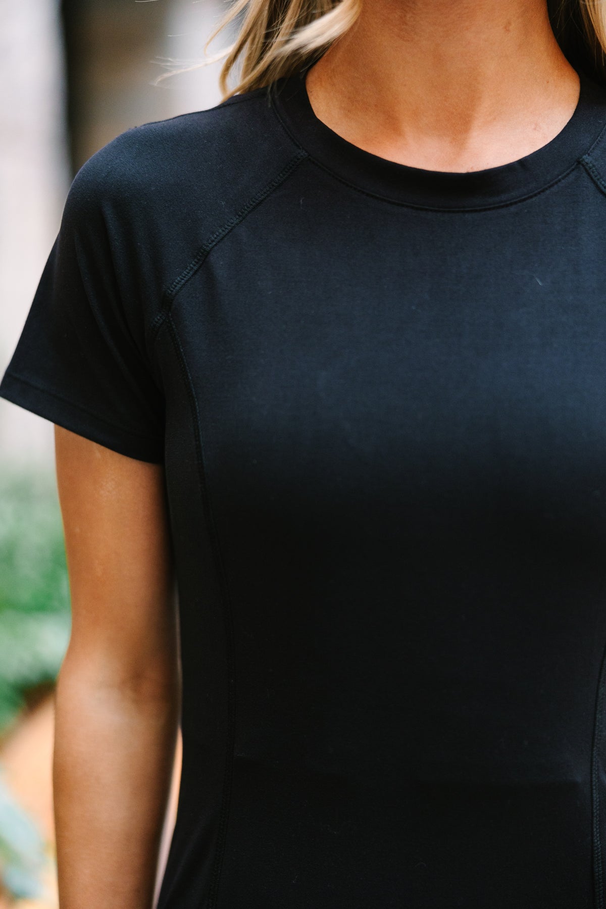 Run The Race Black Basic Top – Shop the Mint