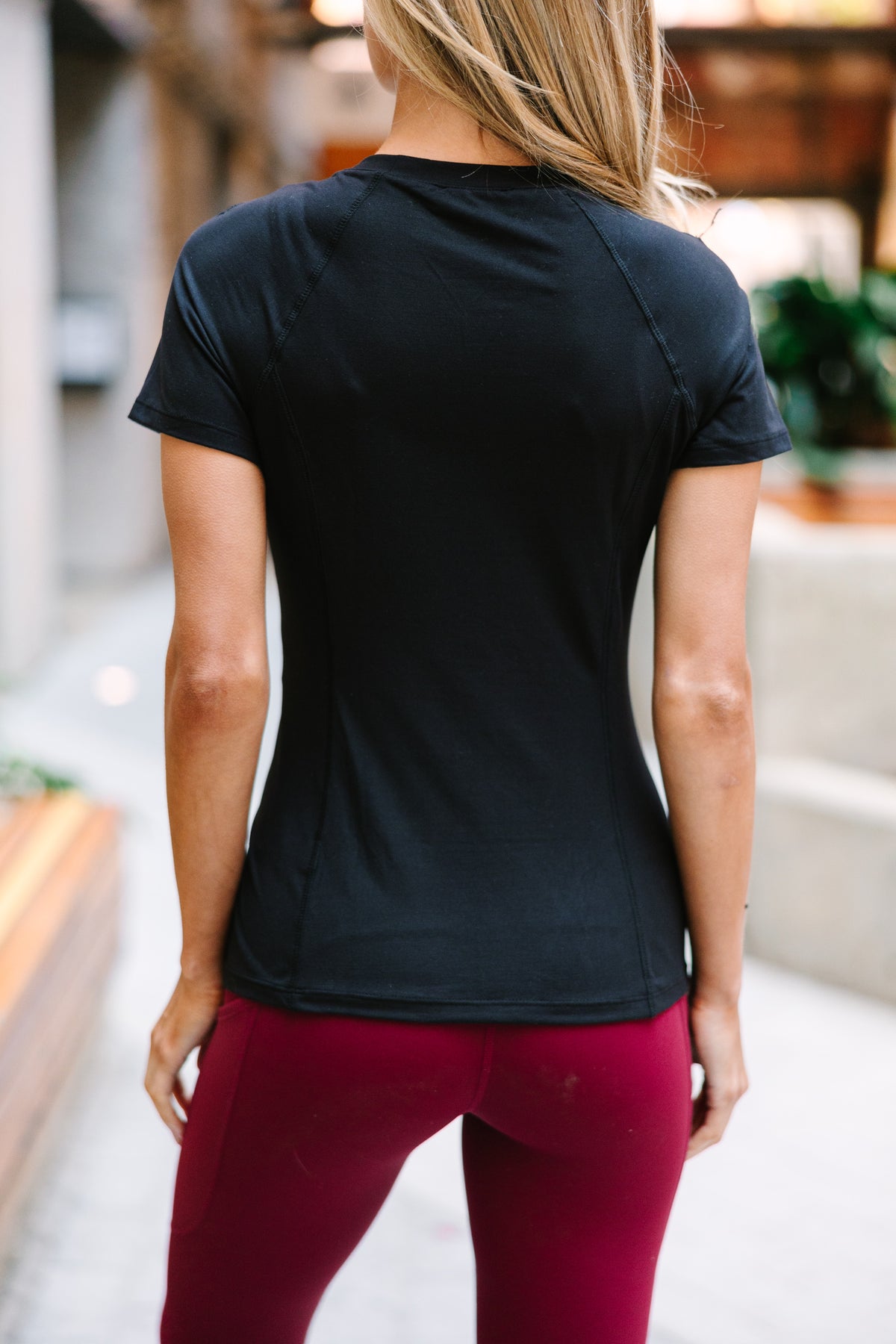 Run The Race Black Basic Top – Shop the Mint
