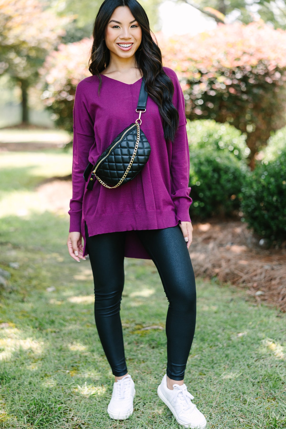 Get To Know You Plum Purple Tunic – Shop the Mint