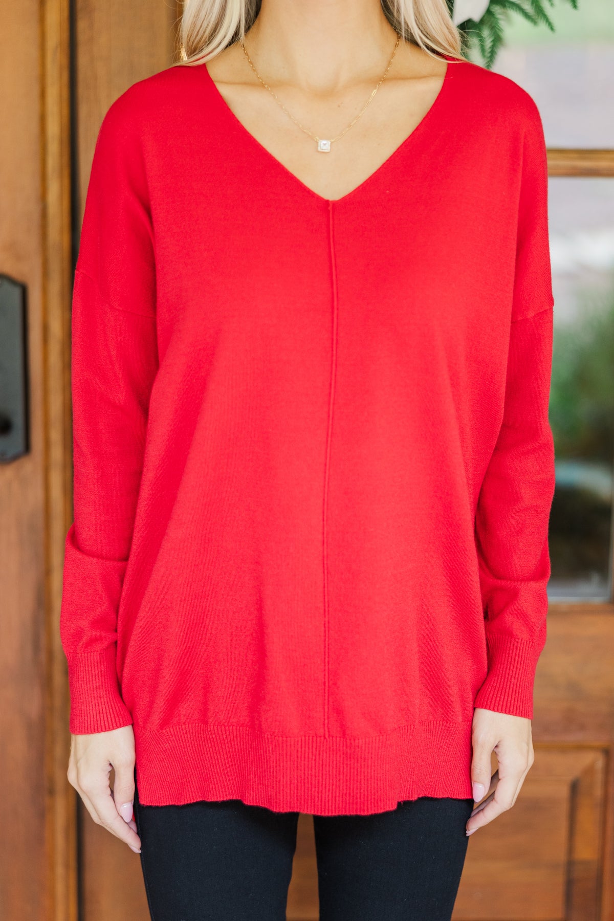 Get To Know You Red Tunic – Shop the Mint