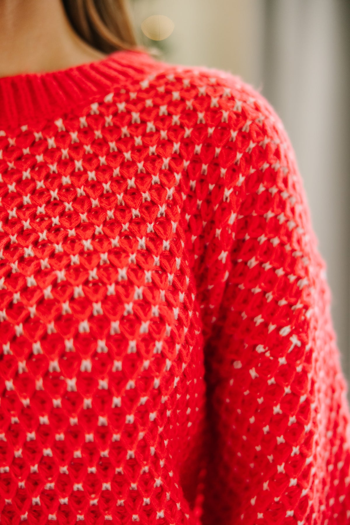 On My Way Red Chunky Knit Sweater – Shop the Mint