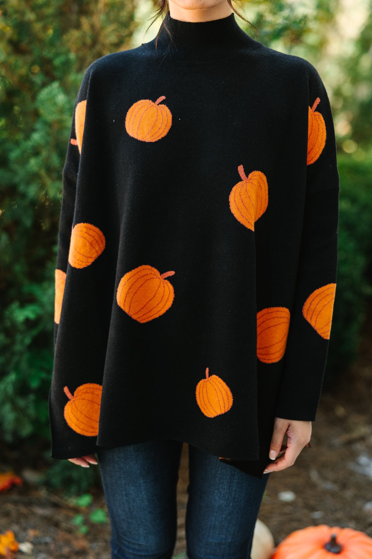Quick Decisions Black Pumpkin Sweater – Shop the Mint
