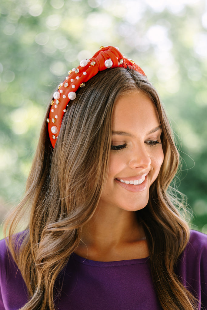 All In Orange Embellished Headband – Shop the Mint
