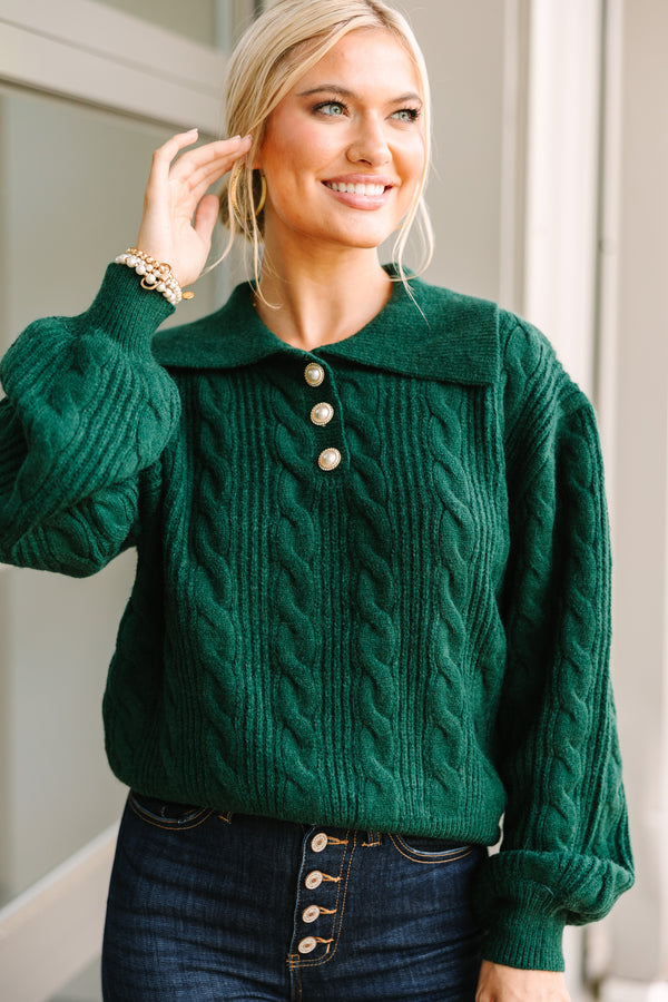 Carry On Emerald Green Sweater – Shop the Mint