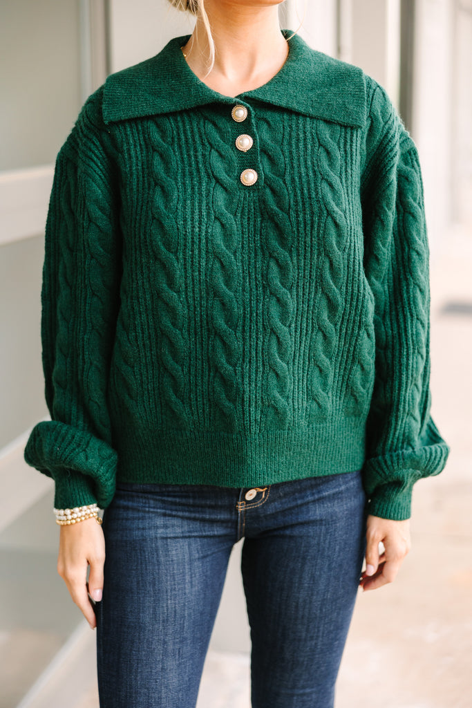 Carry On Emerald Green Sweater – Shop the Mint
