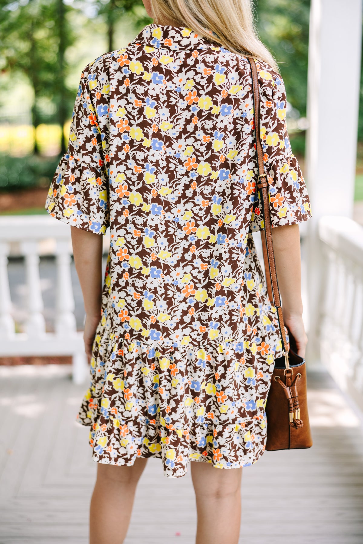 Get What You Need Brown Ditsy Floral Dress – Shop the Mint