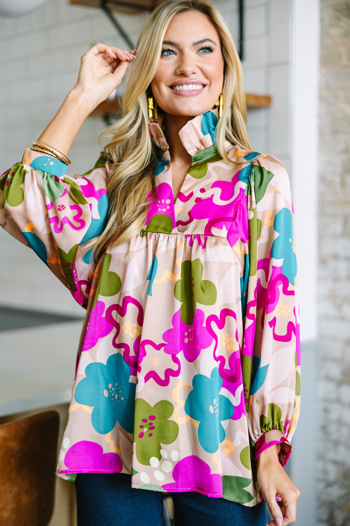 Always With Love Pink Floral Blouse – Shop the Mint