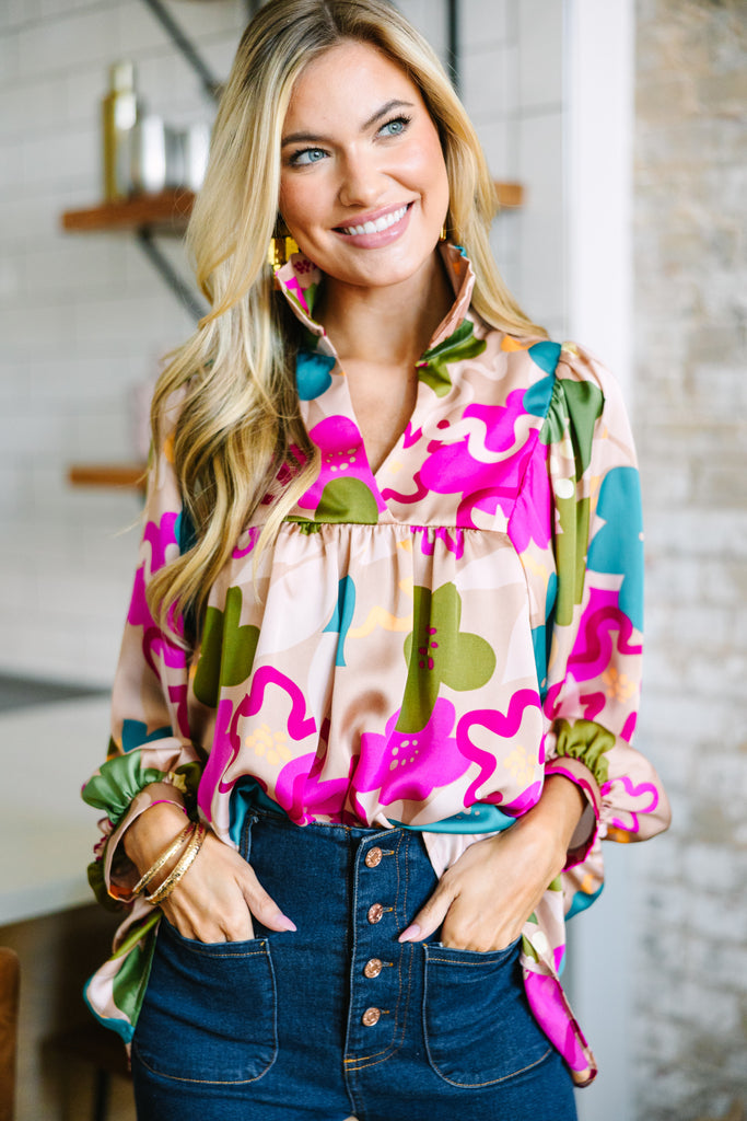 Always With Love Pink Floral Blouse – Shop the Mint