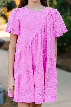 Girls: Just Too Sweet Pink Polka Dot Dress – Shop the Mint