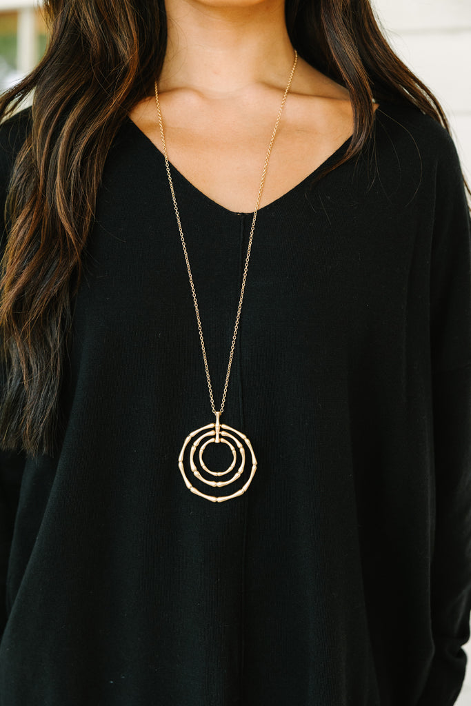 This Is The Move Gold Pendant Necklace – Shop the Mint