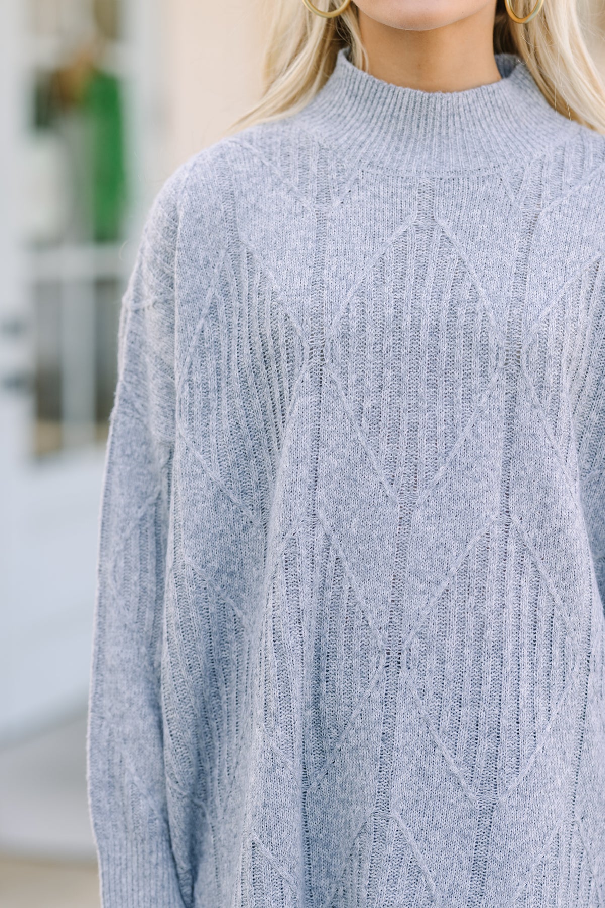 Walk The Walk Heather Gray Sweater – Shop the Mint
