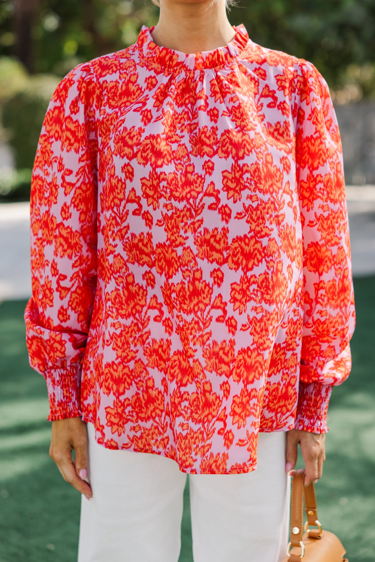Can't Change Pink Abstract Blouse – Shop the Mint