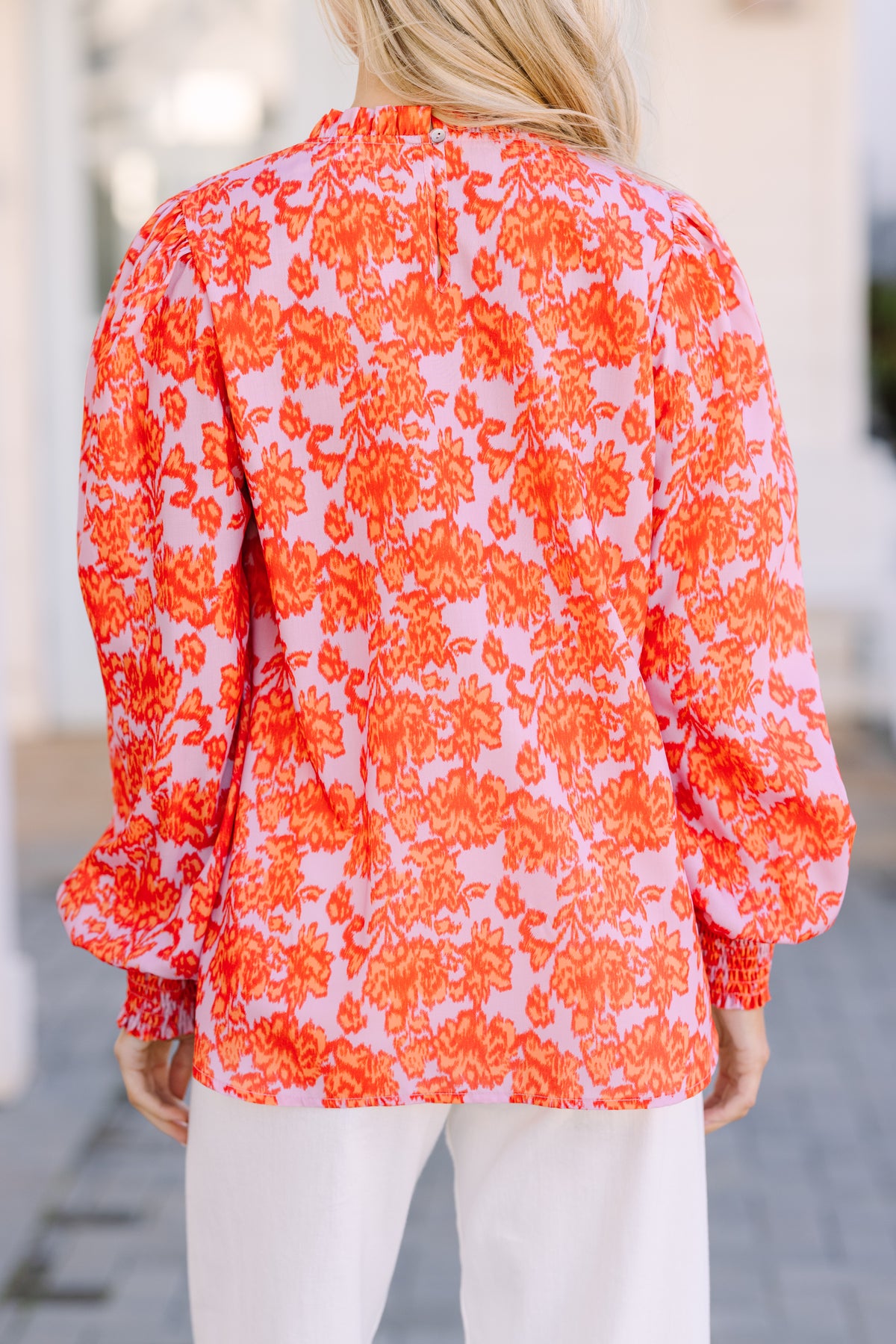 Can't Change Pink Abstract Blouse – Shop the Mint