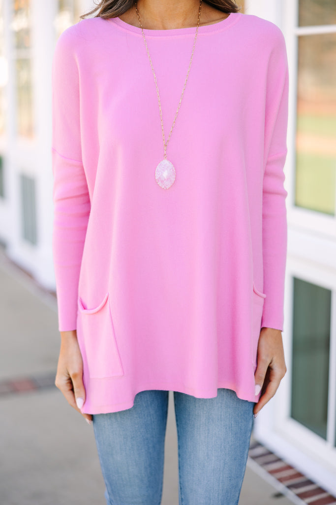 Loving My Life Pink Pocket Tunic – Shop the Mint