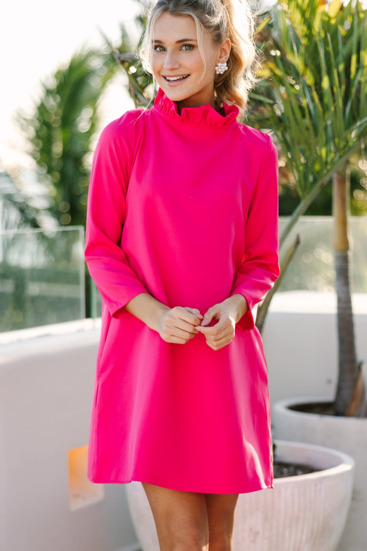 This Is It Pink Swing Dress – Shop the Mint