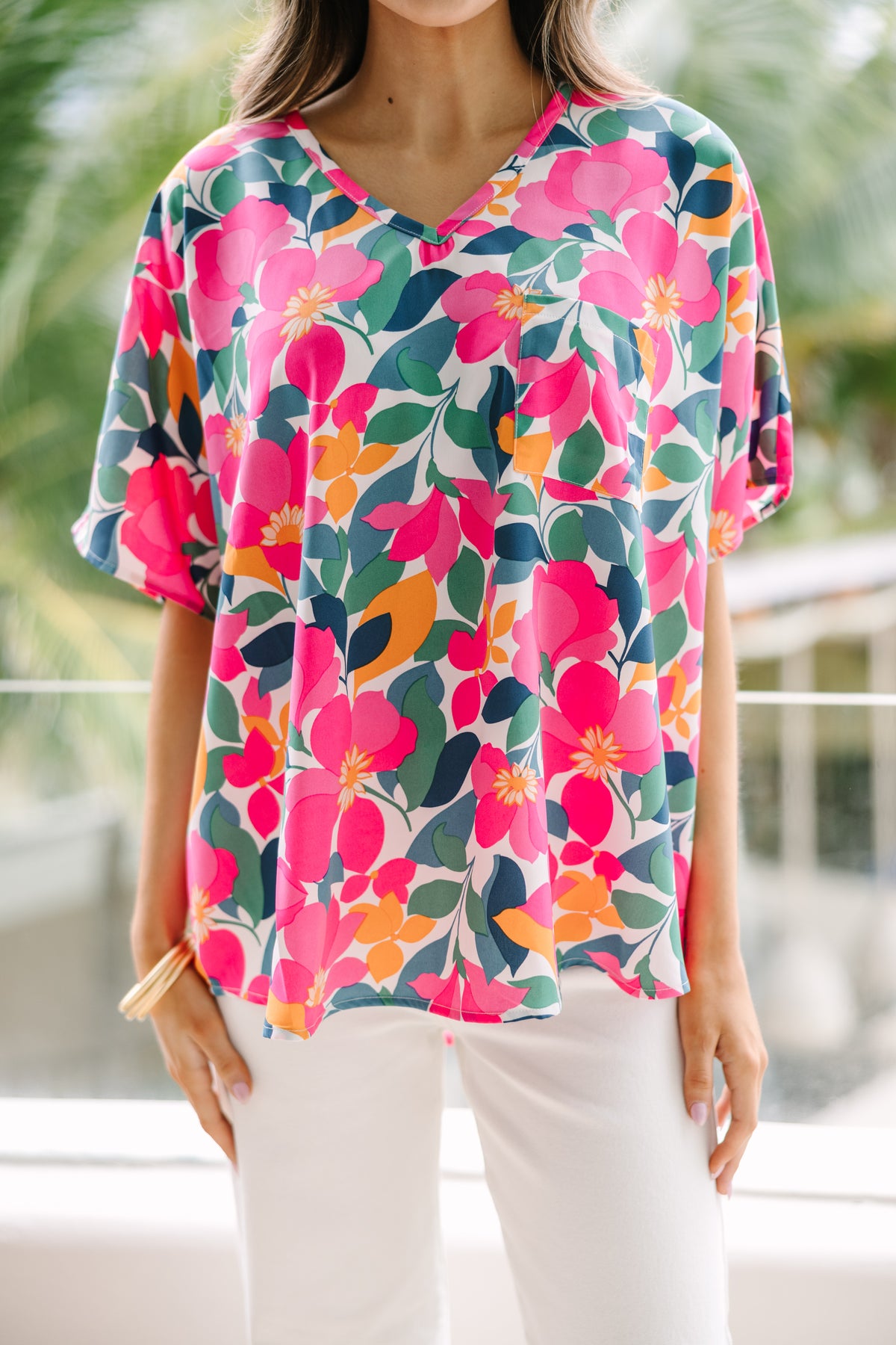 Couldn't Be Better Pink Floral Top – Shop the Mint
