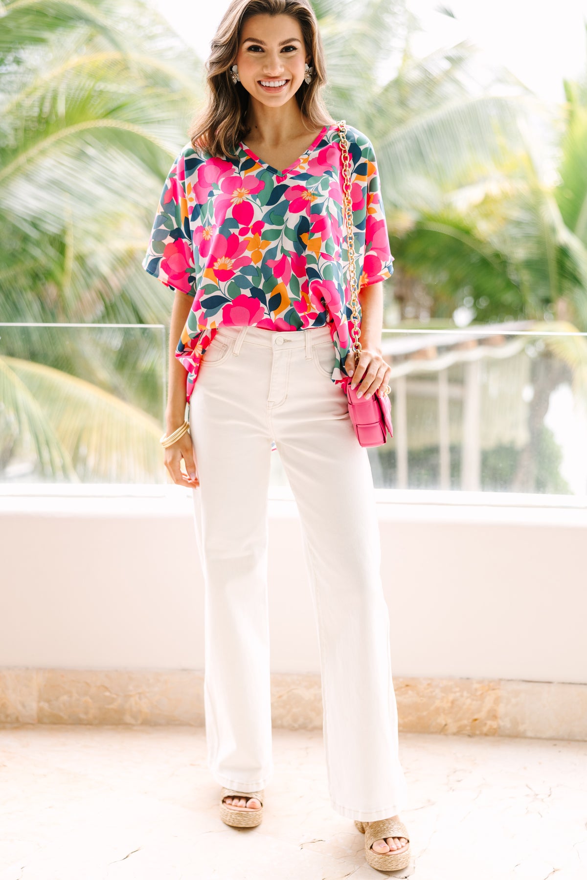 Couldn't Be Better Pink Floral Top – Shop the Mint