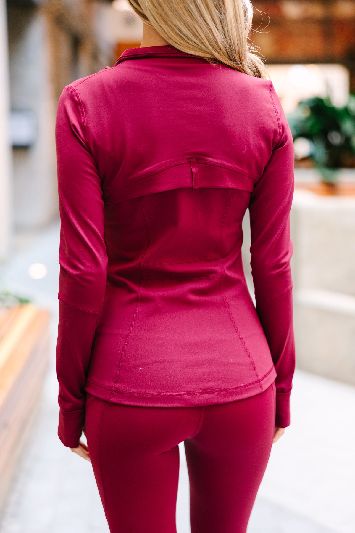 On Your Terms Burgundy Red Jacket – Shop the Mint